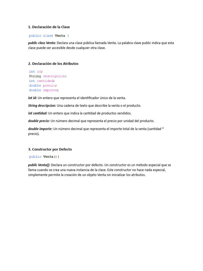 Manual Proyectopau | PDF | Constructor (Programación Orientada a Objetos) | Programación
