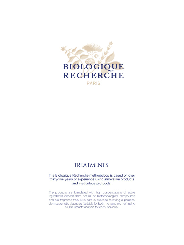Biologique Recherche July 2022 UPD | PDF | Skin | Eyebrow