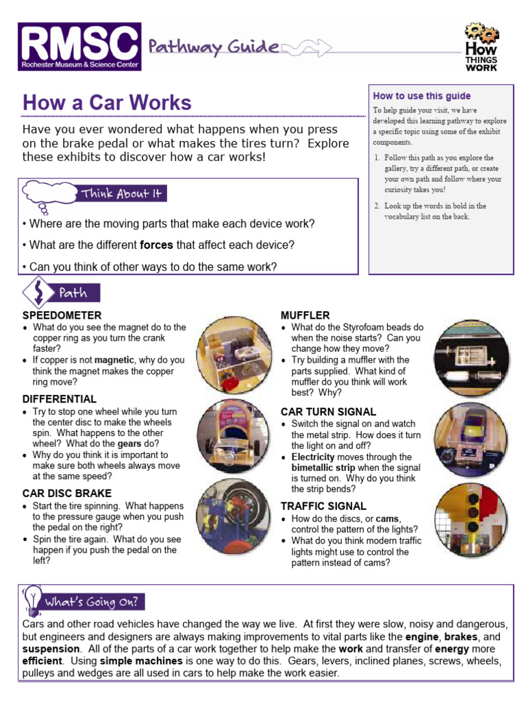 How A Car Works | PDF | Brake | Machines