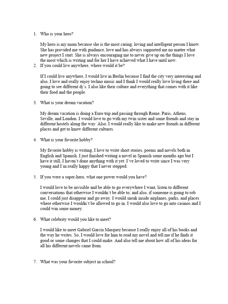 Who Is Your Hero | PDF