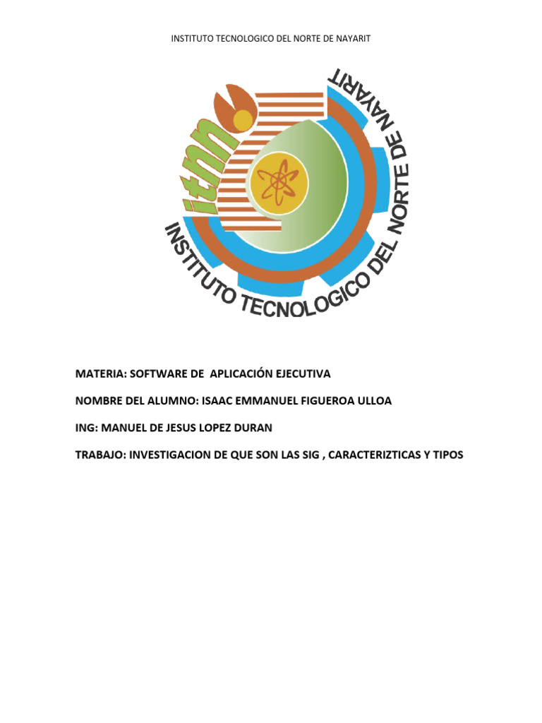 Que Son Las Sig Investigacion, Software | Descargar gratis PDF ...