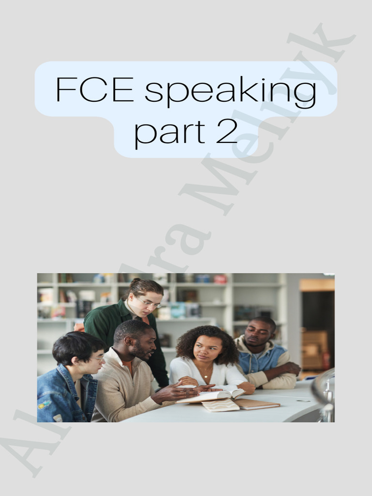 FCE Speaking Part 2df | Download Free PDF | Question | Cognitive Science