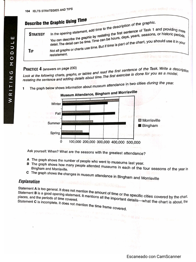 Describe The Graphic Using Time | PDF