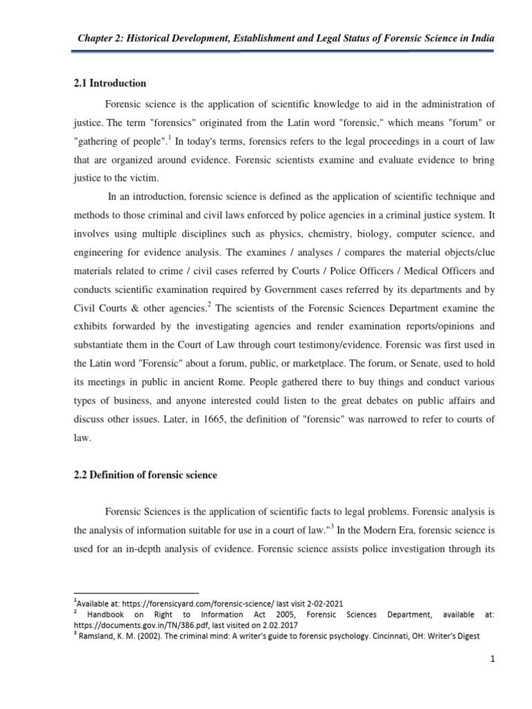 06 - Chapter 2 | PDF | Forensic Science | Fingerprint