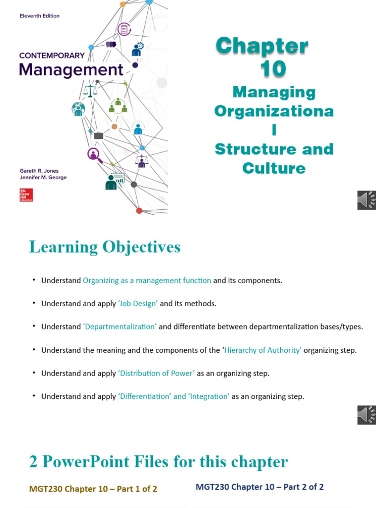 MGT230 Chapter 10 - Part 1 of 2 - With Narration (1) Revised | PDF | Organizational Behavior ...