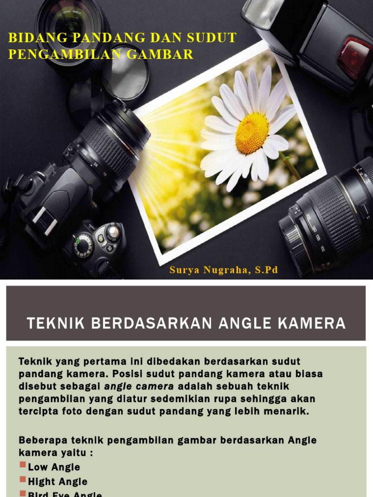 Angle Dan Bidang Pandang Fotografi | PDF