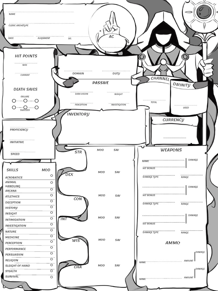 Seraphic Cleric - Armorclass - Co | PDF | Role Playing Games | Role ...