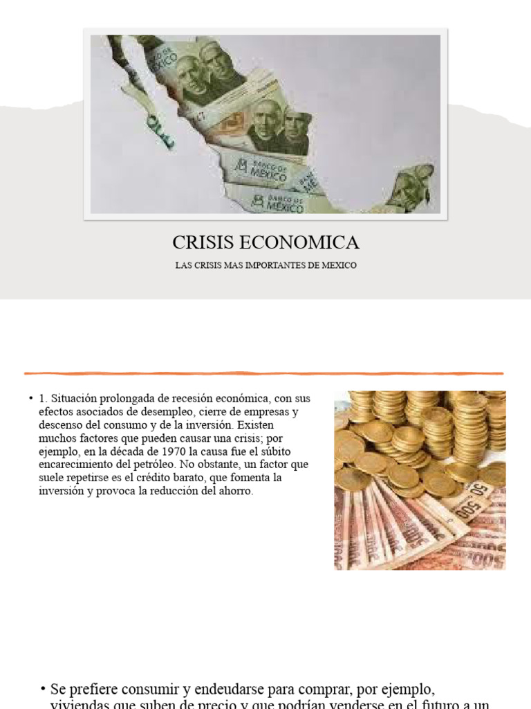 Crisis De Mexico 09 Pdf Economias