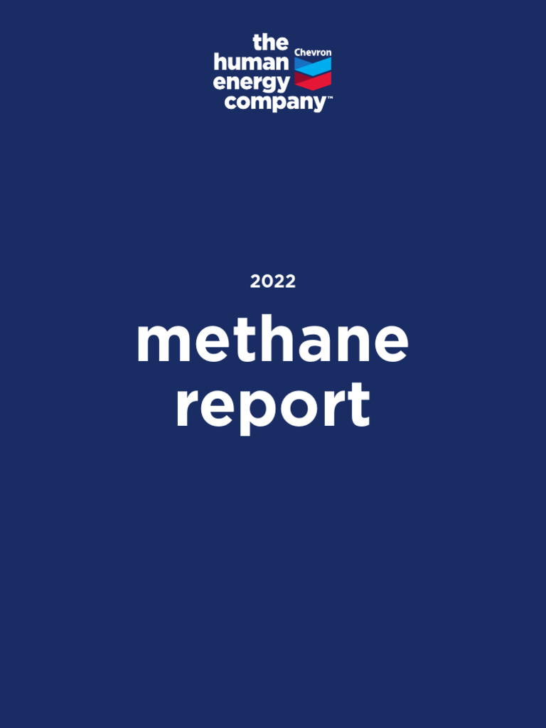 Chevron Methane Report | PDF | Methane | Natural Gas
