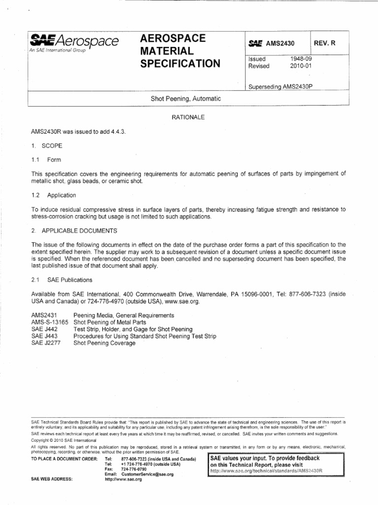 Sae Ams2430 | PDF
