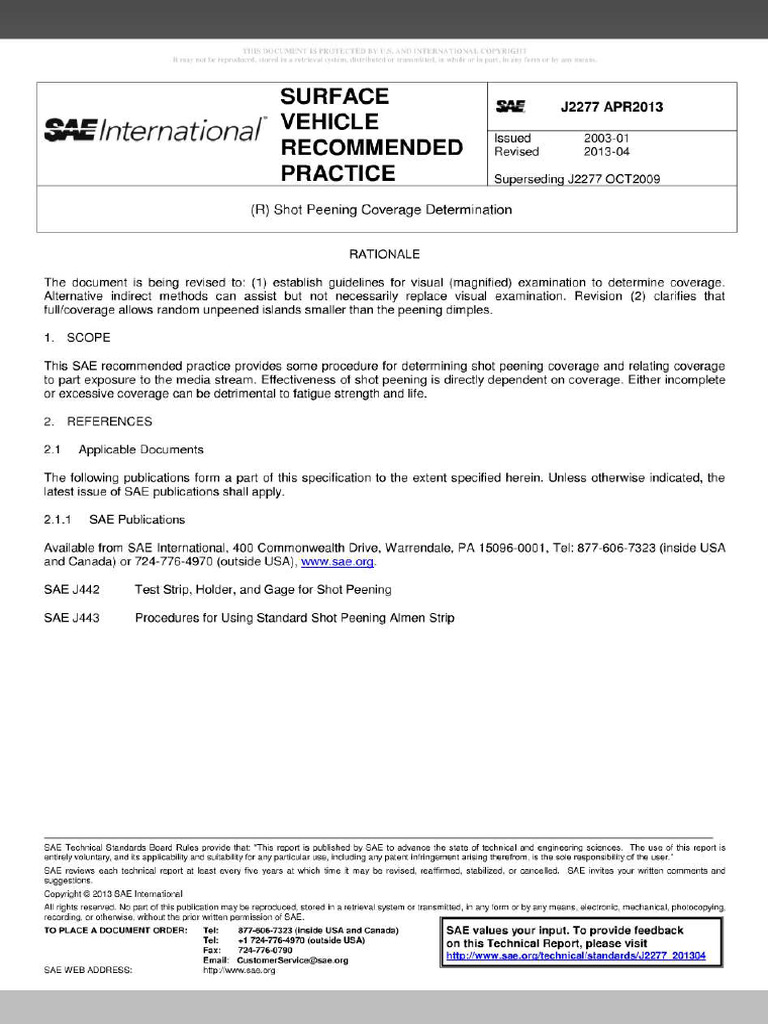 SAE J2277 | PDF