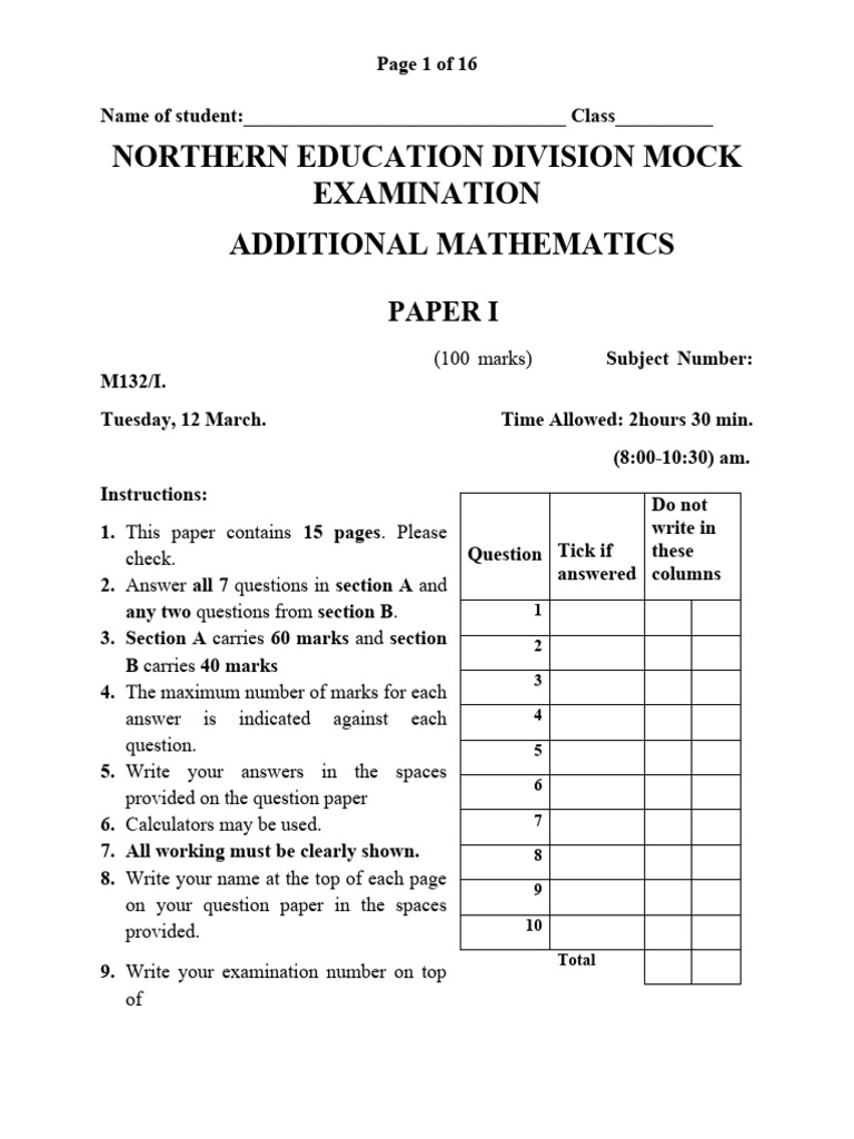 Additional Maths 1 | PDF | Area | Sphere