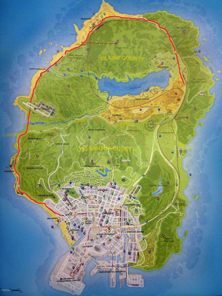 mapa GTA V | PDF