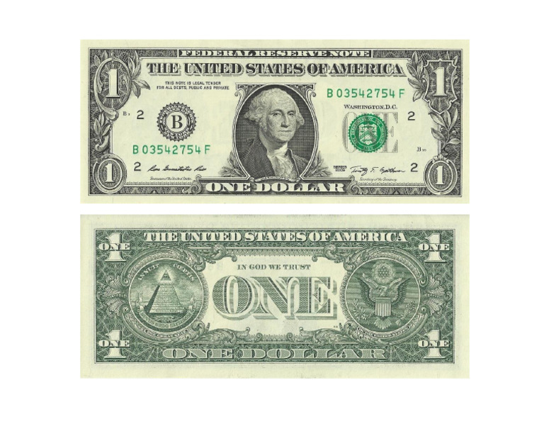 Billete de One Dolar XDXDXXDSXDXDXDXD | PDF