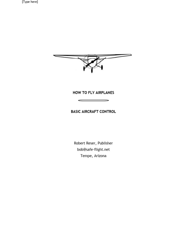 How To Fly Airplanes Expanded | PDF | Flight | Force