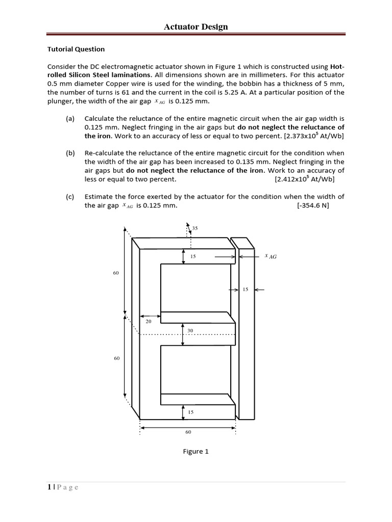 Actuator Design Tutorial | PDF