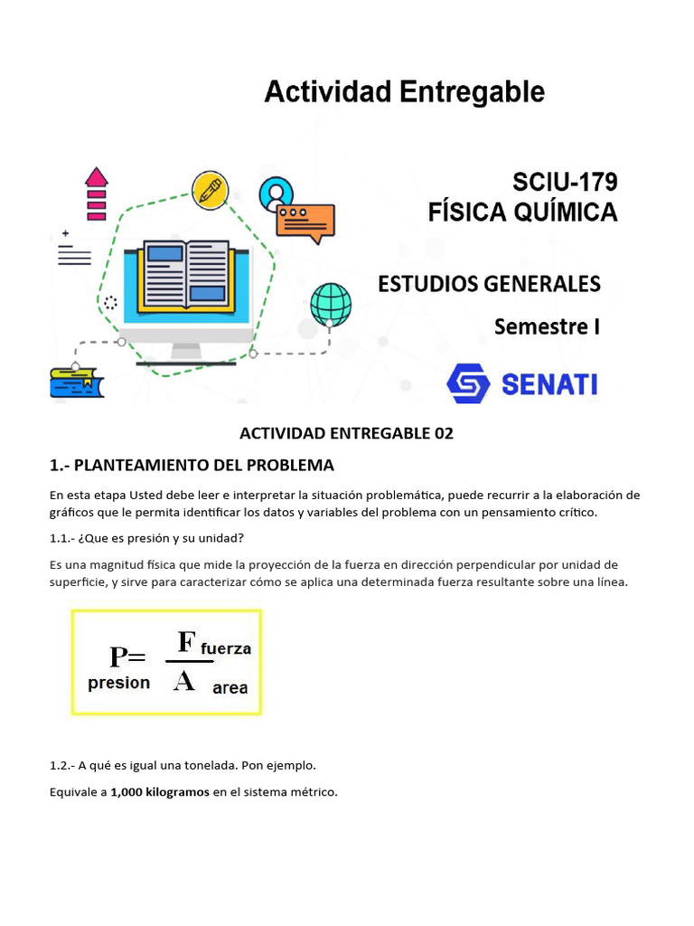 Actividad Entregable 02-2024 | PDF | Materia suave | Gases