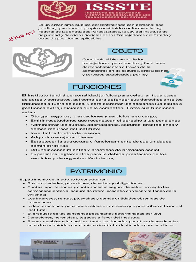 Atribuciones Del ISSSTE | PDF