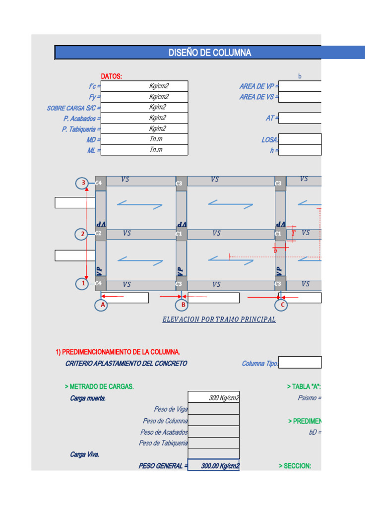 Diseño de Columna Heb en Estructuras | PDF