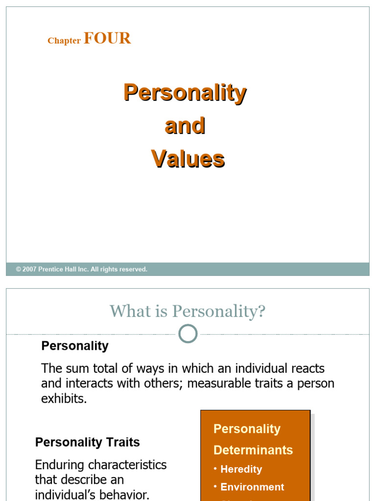 Understanding Personality and Values | PDF | Extraversion And ...