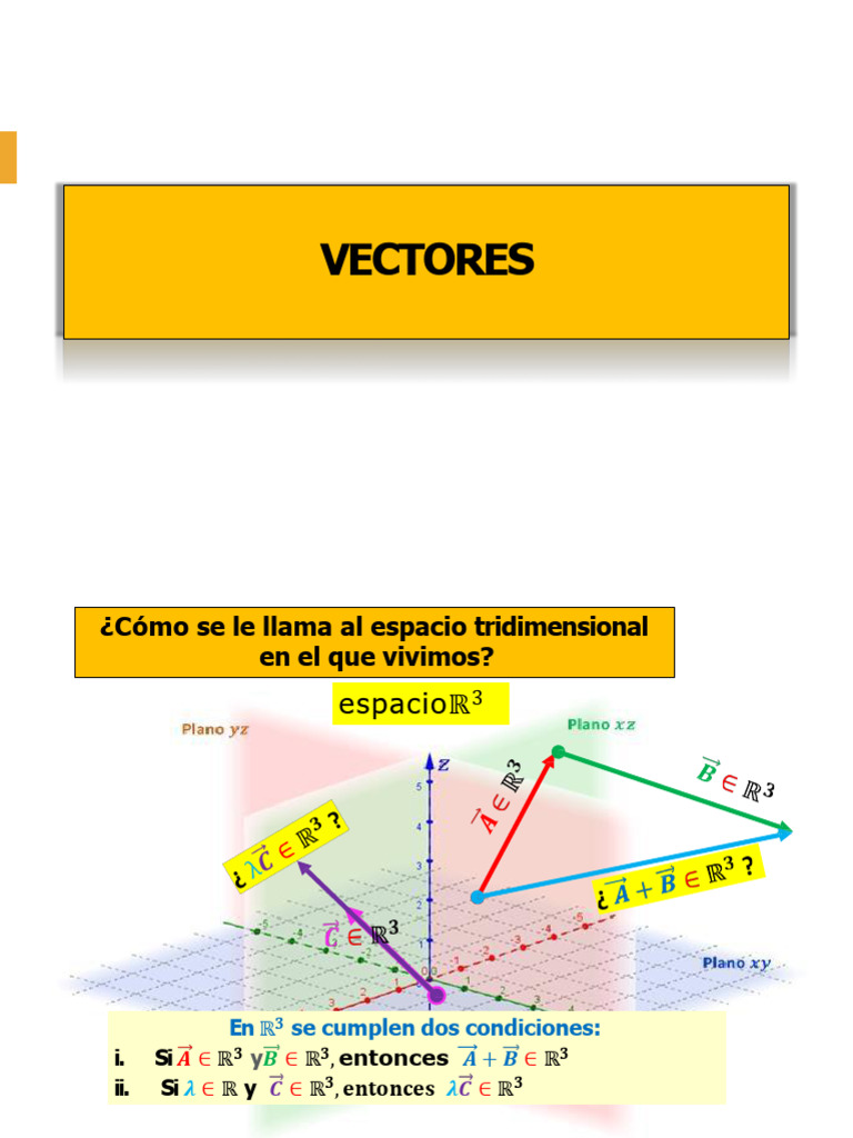 Vectores 1 | Descargar gratis PDF | Vector Euclidiano | Espacio vectorial