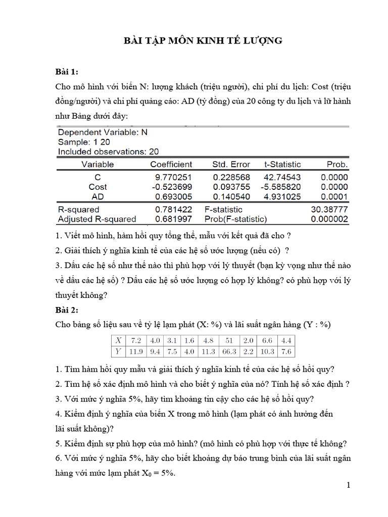 Bai Tap Thuc Hanh - 2 | PDF