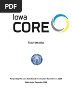 2022 Oklahoma Math Standards Overview | PDF | Mathematics | Shape