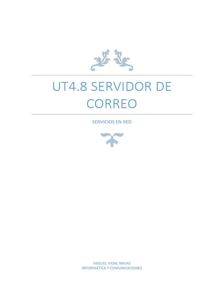 UT5 ServidorCorreo | PDF | Spamming | Transport Layer Security