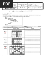 Corrigé - TD N°4 - Les Tableaux | PDF | Programmation informatique ...