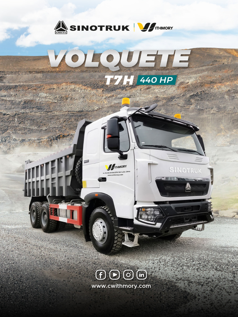 Volquete T7H 6x4 440HP | PDF | Tecnología de vehículos | Vehículo de motor