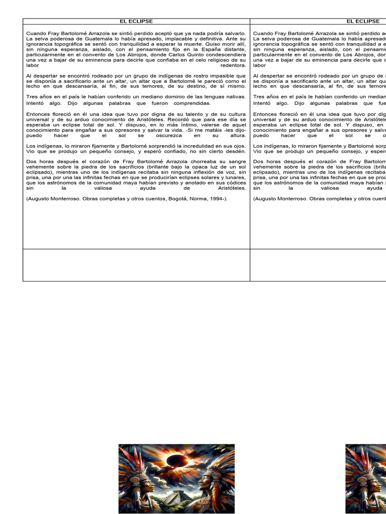El Eclipse | PDF | Aristóteles | Civilización maya