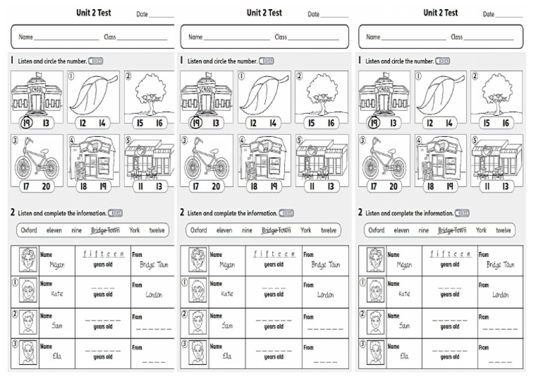 RAINBOW BRIDGE 3 Test Unit 2 | PDF