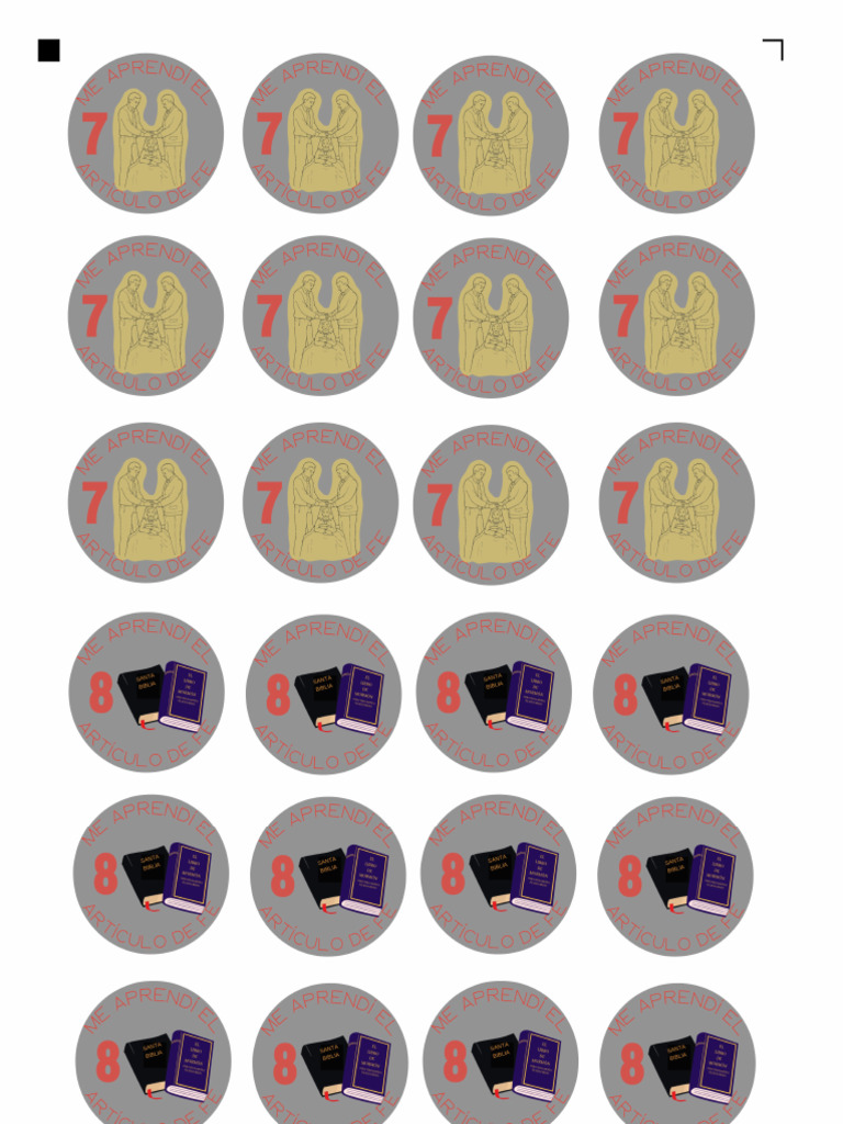 Articulo de Fe 7 y 8 | PDF