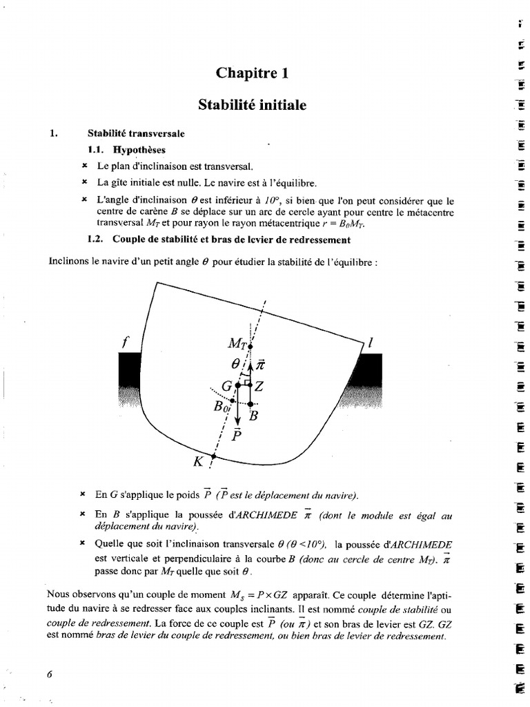 Les Cahiers Maritimes Calculs de Stab | PDF