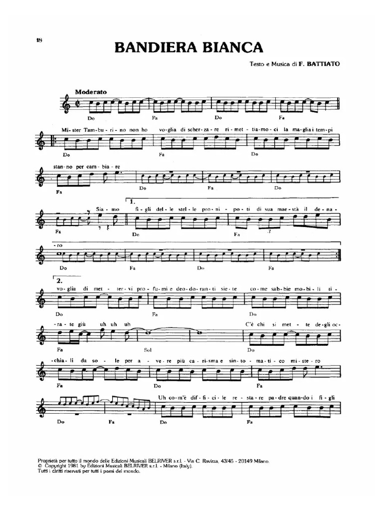 Bandiera Bianca | PDF