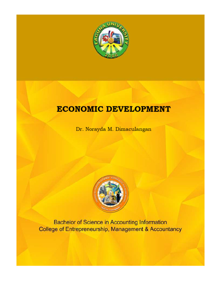 Economic Development Concepts and Stages | PDF | Full Employment ...