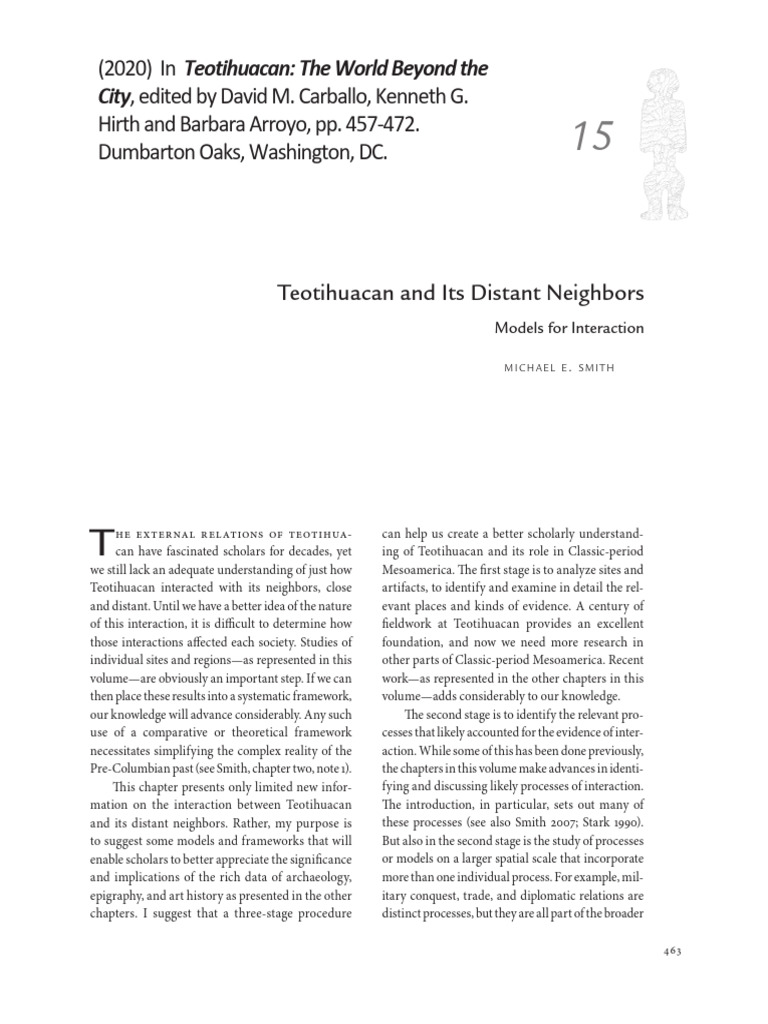 Teotihuacan's External Relations Explained | PDF | Mesoamerica