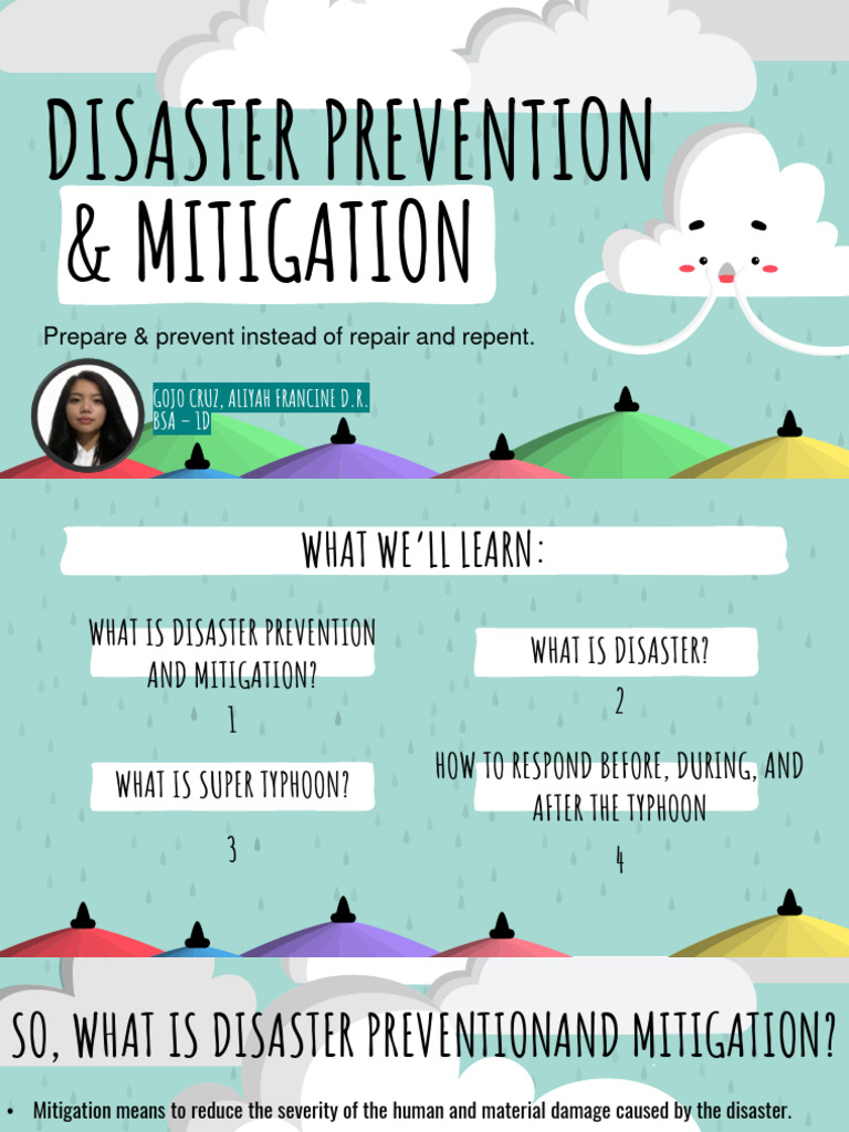 Disaster Prevention and Mitigation | PDF | Emergency Management | Tropical Cyclones