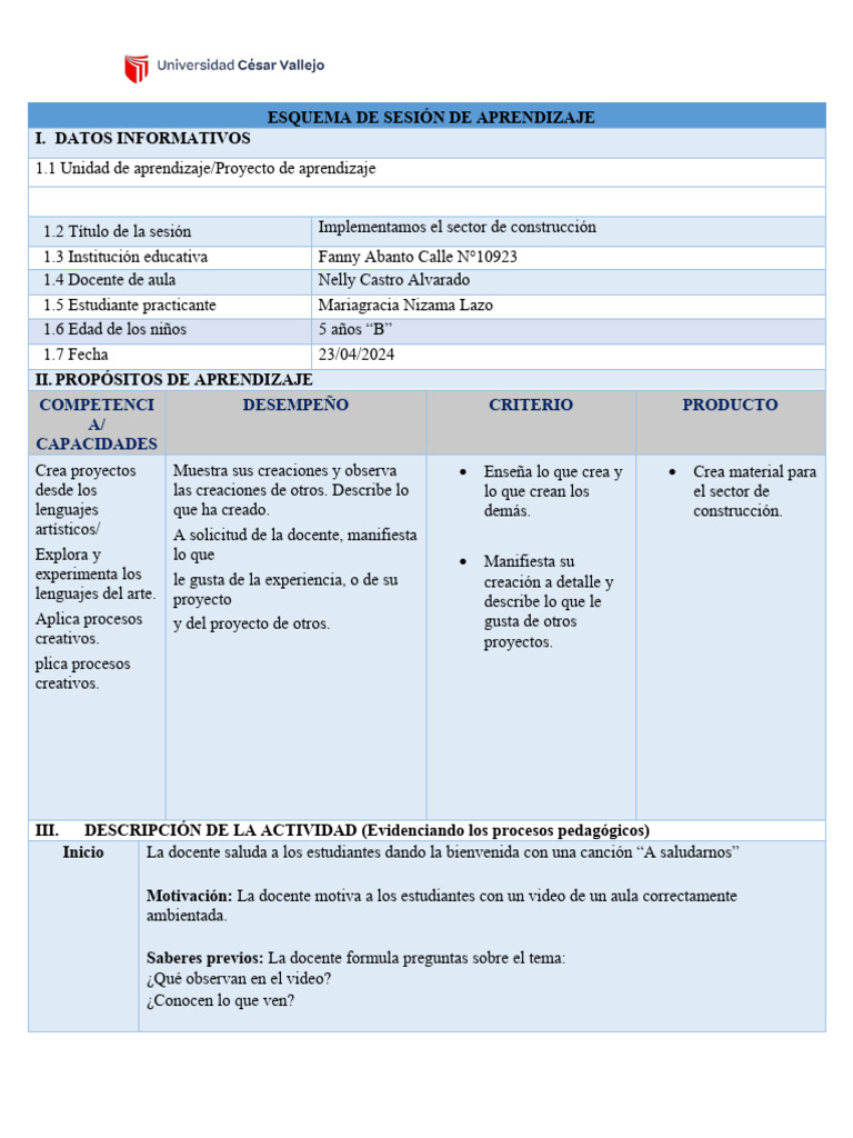 Construcción | Descargar gratis PDF | Aprendizaje | Modificación de comportamiento