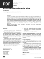 AV Fistula Physical Examination Guide | PDF | Vein | Nephrology