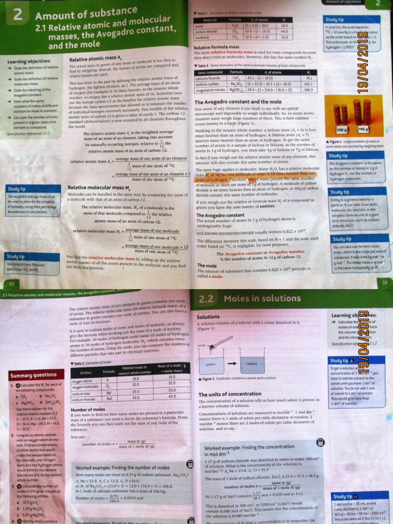SL Chemistry | PDF