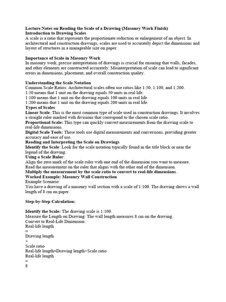 Scales | PDF | Length | Drawing