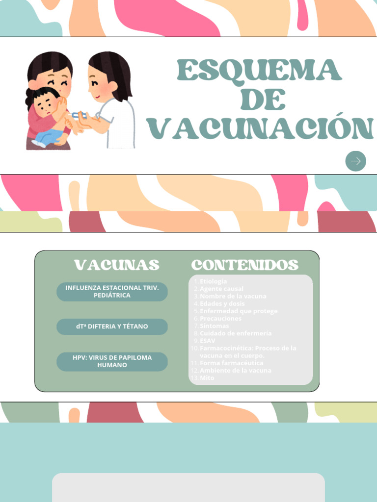 3 VACUNAS INFLUENCIA ESTACIONARIA - Dta - VIRUS PAPILOMA HUMANO | PDF ...