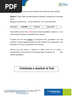 Test Cleaver: Evaluación Personal | PDF
