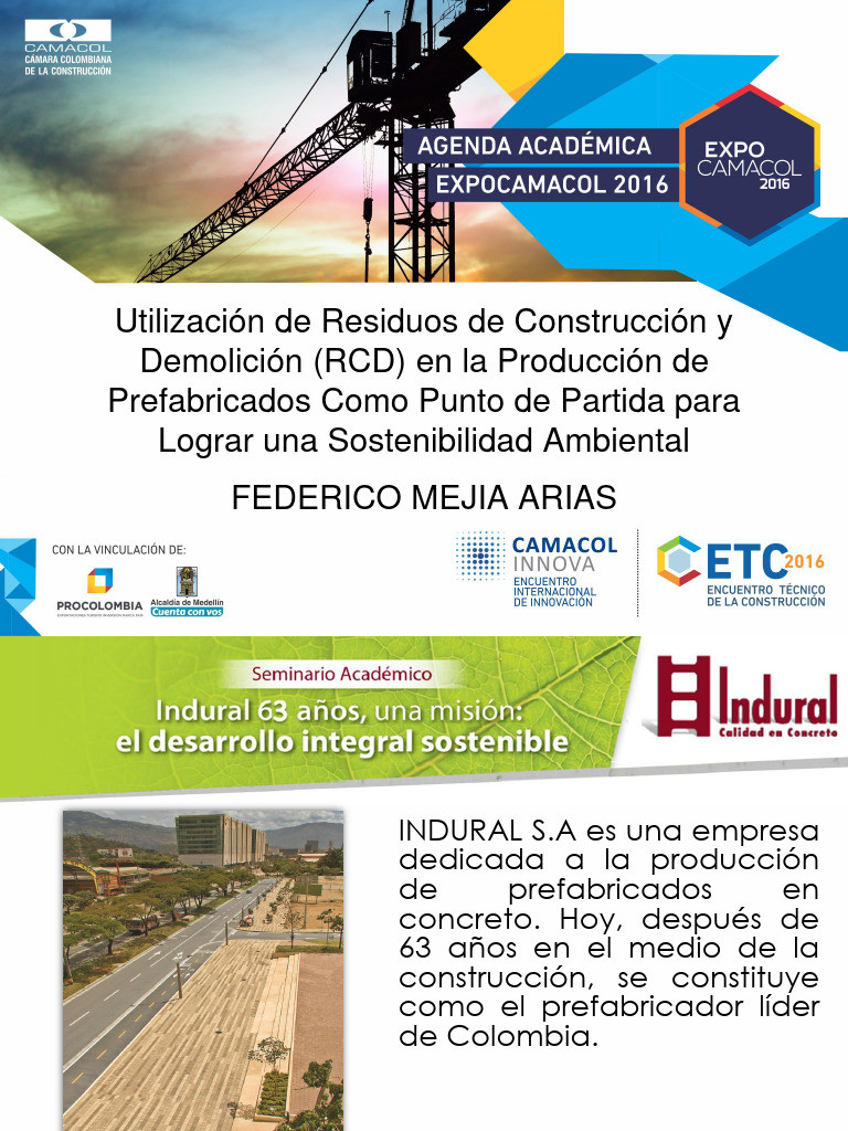 Utilizaci - N de Residuos de Construcci - N en La Producci - N de ...