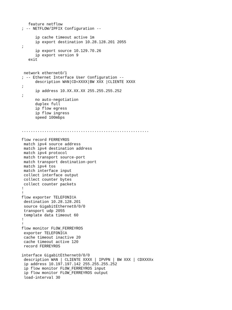 NetFlow/IPFIX Configuration Guide | PDF