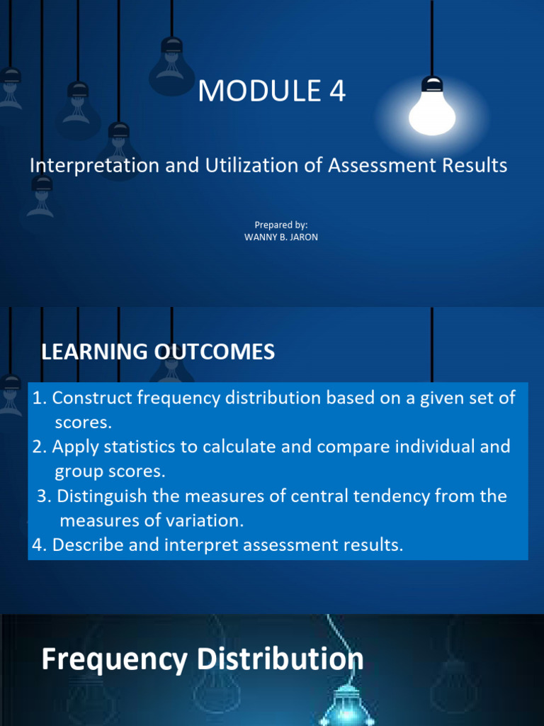 Module-4 PPT | PDF | Mode (Statistics) | Skewness