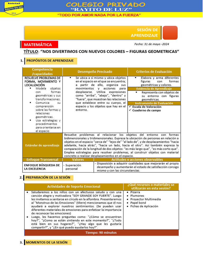 Actividad - 3a - Del - 31 - de - May | PDF | Aprendizaje | Dibujo