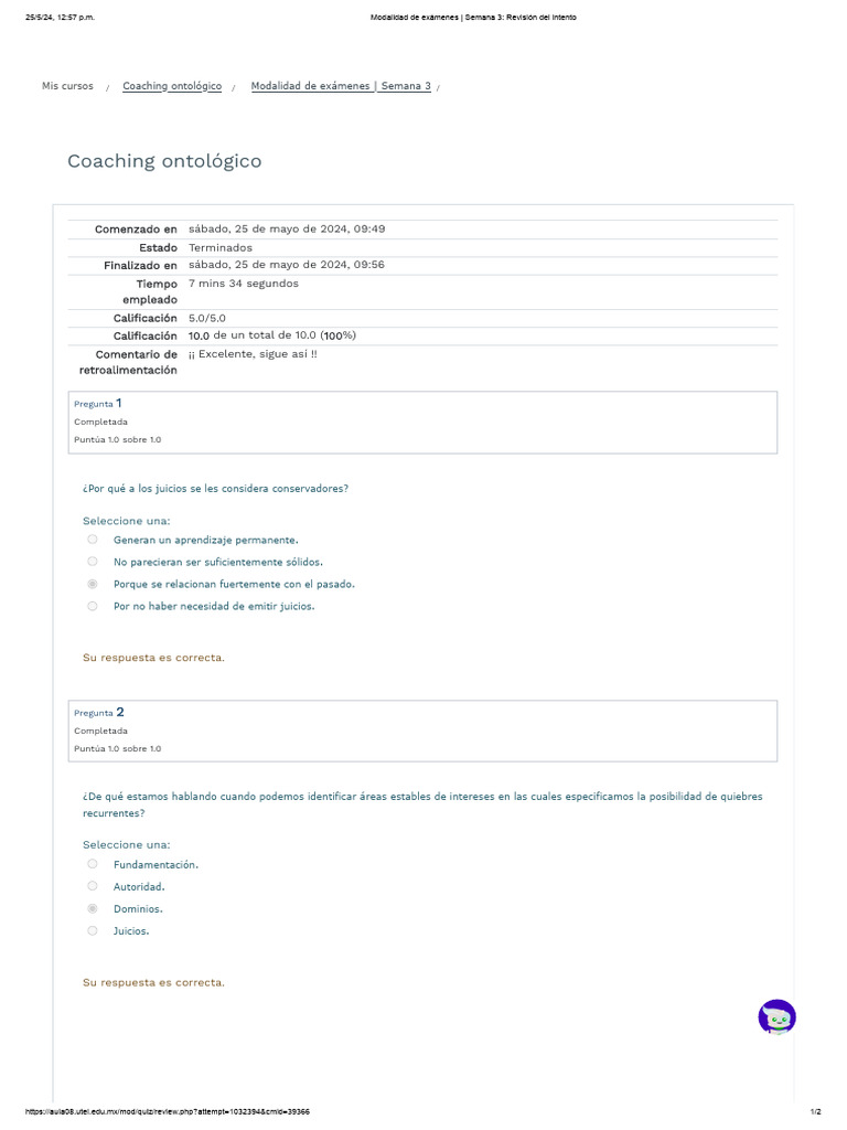 Coaching 3 | PDF | Cognición