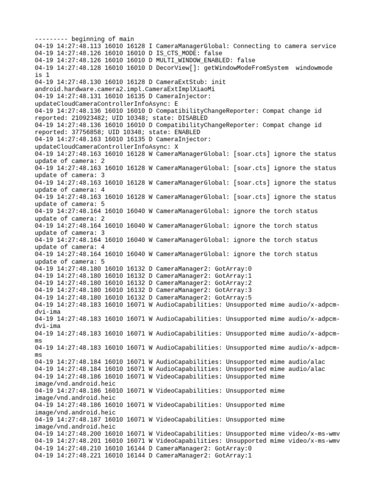 Logcat 1713547667991 | PDF | Computer Programming | Computer Architecture